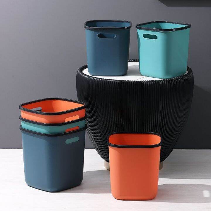 Garbage bin Household minimalist kitchen plastic garbage bin | Lazada PH