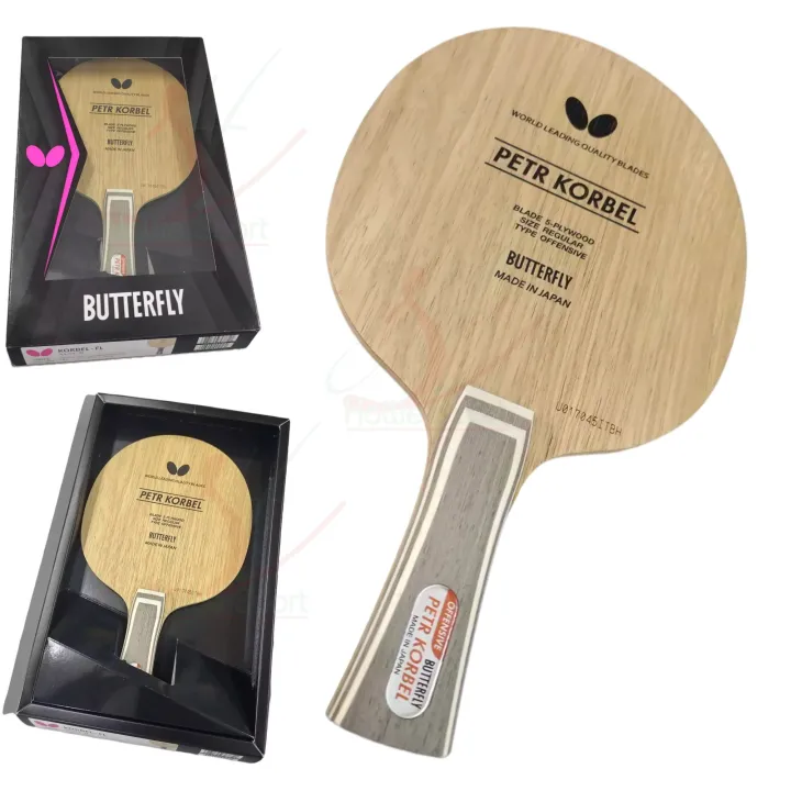 BUTTERFLY PETR KORBEL kayu bat pingpong blade tenis meja | Lazada Indonesia
