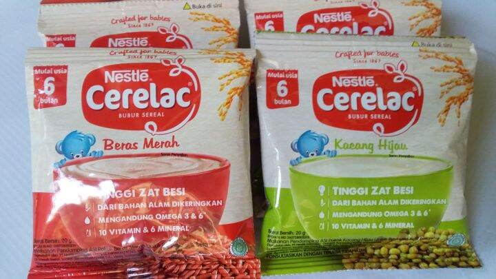 Cerelac Sachet 1 Renceng (8 pcs x 20 gr) | Lazada Indonesia