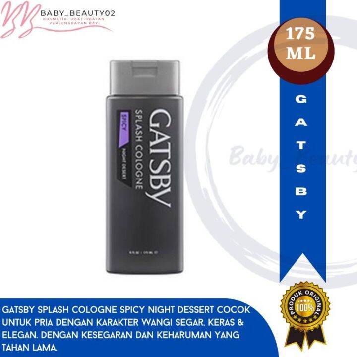 Gatsby Splash Cologne 175ml Gatsby Parfum Cowok For Men Getsby Parfum ...