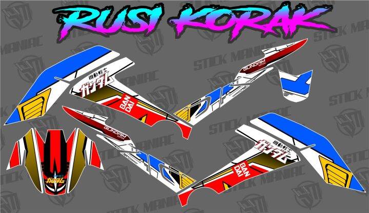 Rusi korak decals sticker, Laminated | Lazada PH