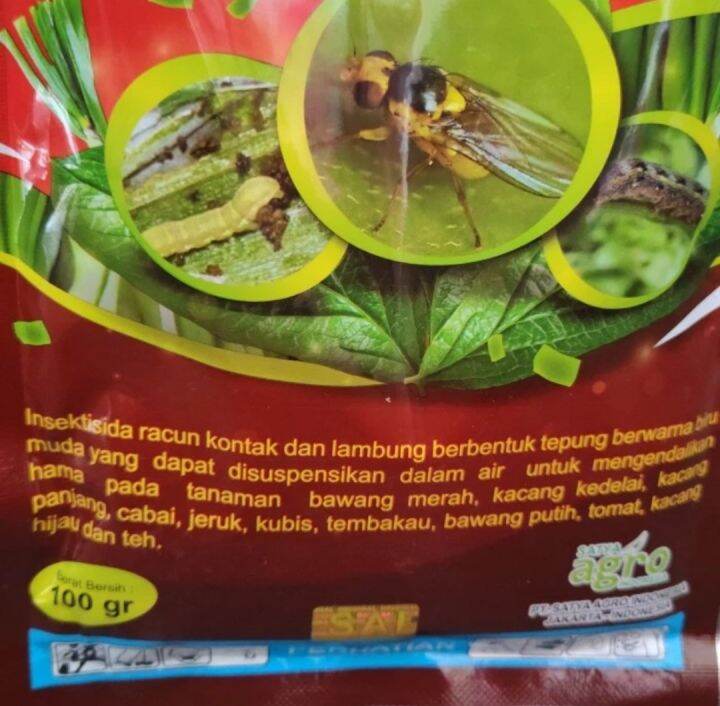 Insektisida Sagri-Meth 77 SP 100gr/ba.Metomil biru | Lazada Indonesia