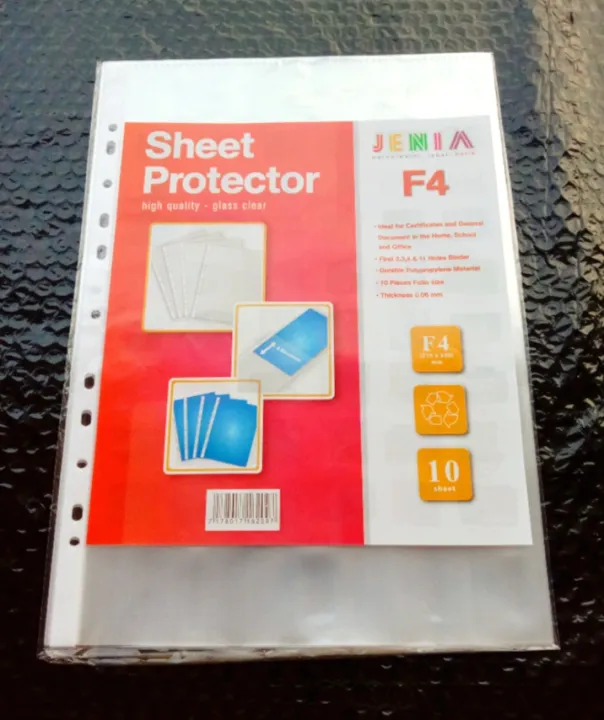 Sheet Protector F4 Jenia 10 Lembar Lazada Indonesia