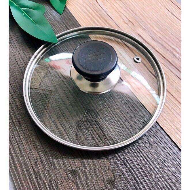 🍓 20cm/24cm/26cm/28cm/30cm/Tempered Glass Pan wok Glass Lid Pan wok ...