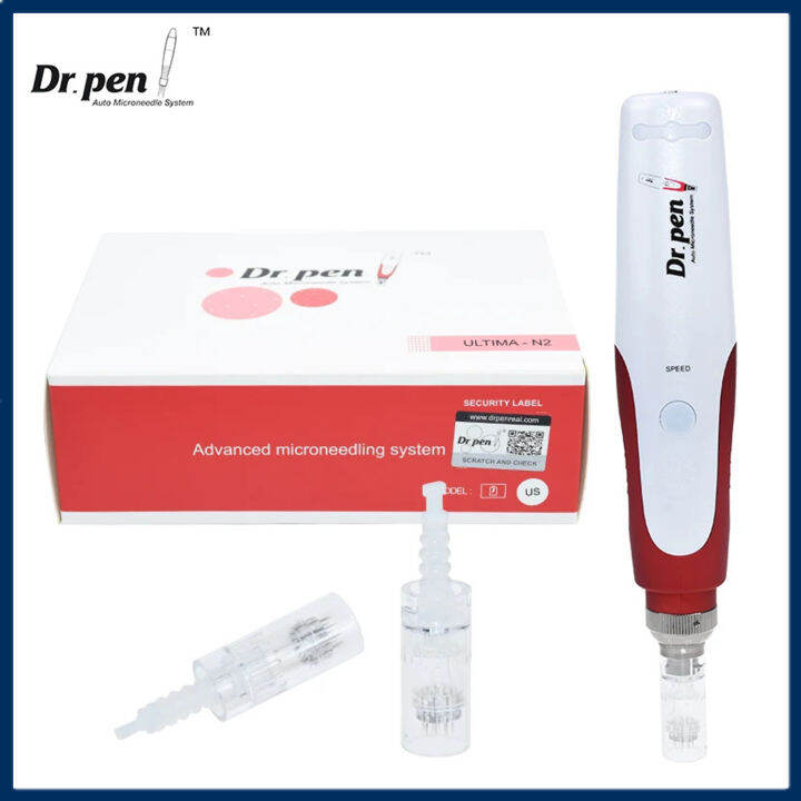 Dr Pen N2 Wireless Derma Pen Profesional Facial Micro Therapy Micro Stamp MTS Mesotherapy Skin ...
