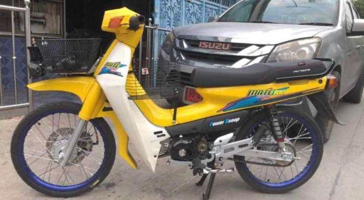 ตะกร้า หลังบังลม yamaha y100 ใส่ได้เลยไม่ต้องแปลง | Lazada.co.th