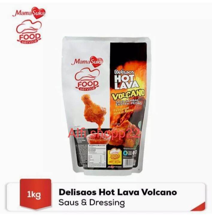 saos/saus hott lava volcano mamasuka delisaos extra pedas 1 kg | Lazada ...