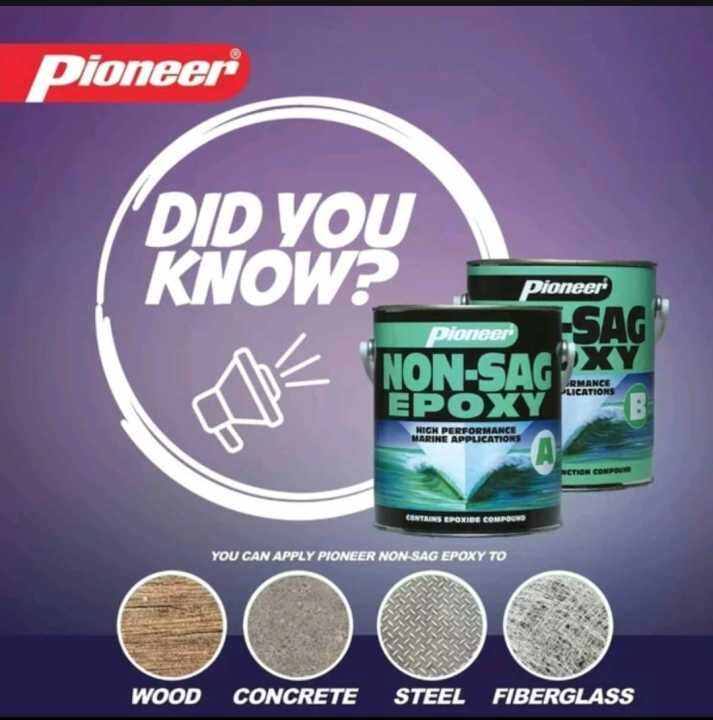 Pioneer EPOXY NON-SAG 170GR (1SET 2 KALENG = 340GR) / LEM PHILIPINE ...
