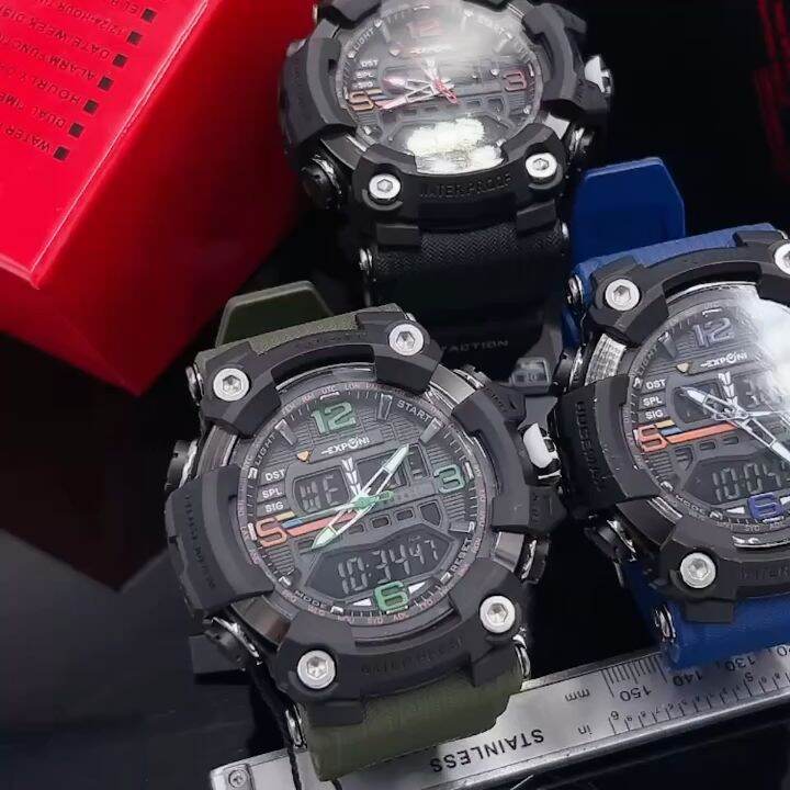 Exponi ( เอ็กซโพนี่ ) นาฬิกาข้อมือผู้ชาย แบรนด์แท้ วัสดุทนทาน ดีไซน์สุด ...