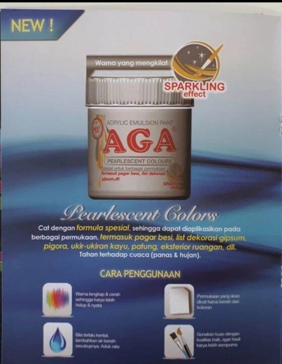 cat aga emas 100cc | Lazada Indonesia