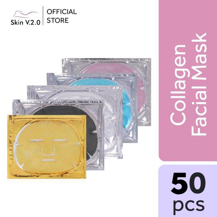 Skin V2.0 Collagen Facial Mask 50pcs | Lazada PH