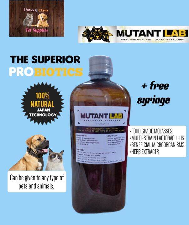 MUTANT LAB EFFECTIVE MICROBES (100% Natural)455ml | Lazada PH