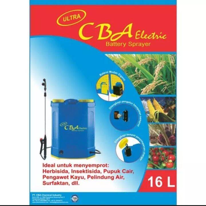 SPRAYER CBA ELEKTRIK 16 L Alat Semprot pertanian | Lazada Indonesia