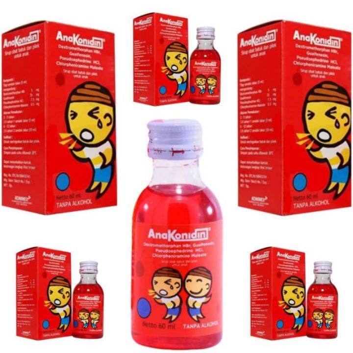 Anakonidin Sirup Obat Batuk Dan Pilek Untuk Anak 60 ml | Lazada Indonesia