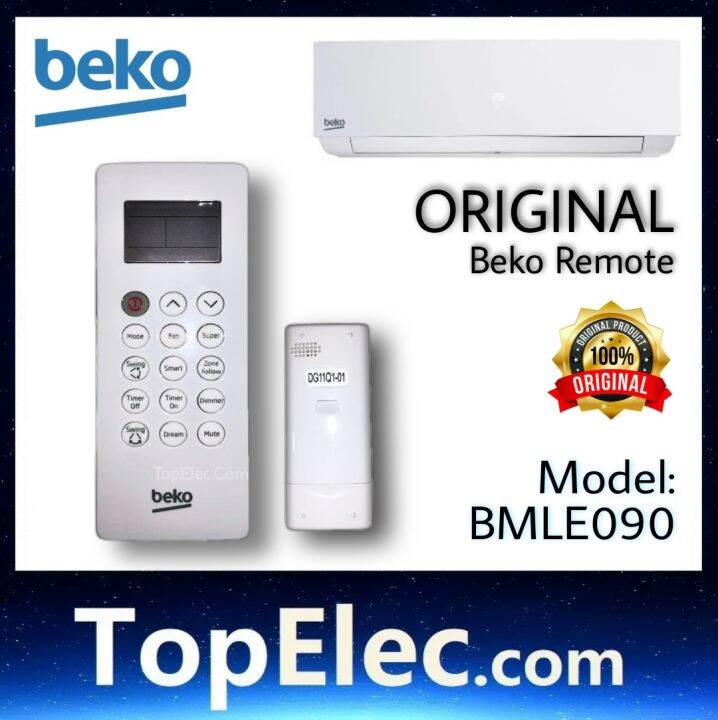 Beko Original Aircond Remote Control BMLE090 non inverter controller ...