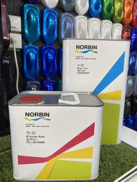 แลคเกอร์ NORBIN ระบบ 2:1 ขนาด แลคเกอร์ 5L + ฮาร์ด 2.5L | Lazada.co.th