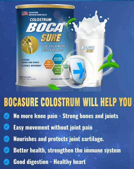 Boca Sure Colostrum/400g - Supplement glucosamine for joint cartilage ...