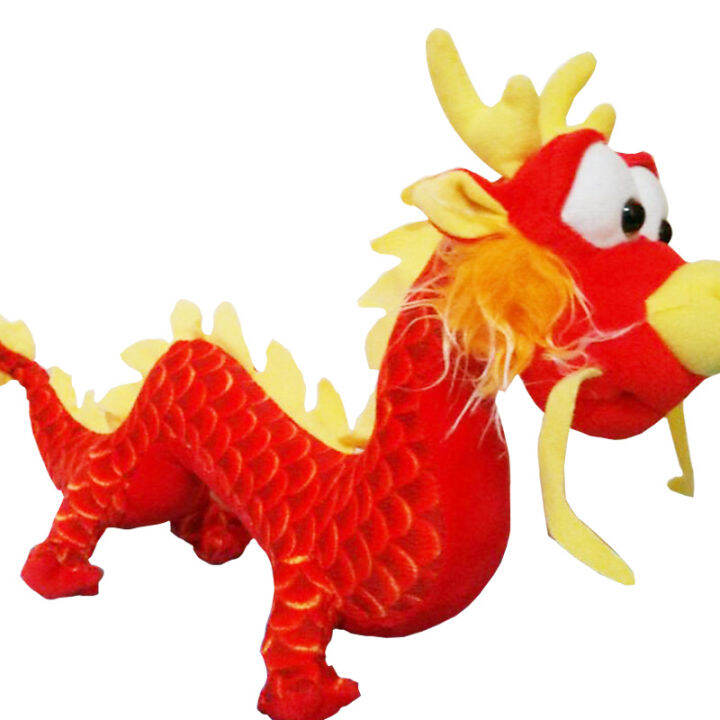 ของเล่นตุ๊กตามังกรจำลองของแท้ Rui Yi ตุ๊กตาผ้าตุ๊กตามังกรจีนของขวัญเด็ก ...