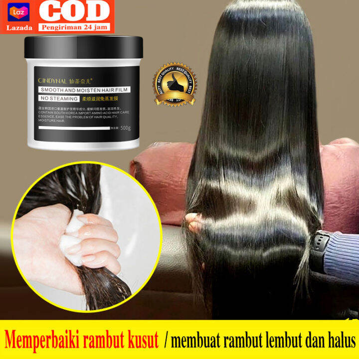 Hair mask pelurus rambut Masker rambut 500g krim pelurus rambut viral ...