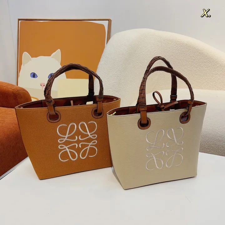 LEˉ Small Commuter Tote Bag Retro Woven Leather Handbag Shoulder Bag ...