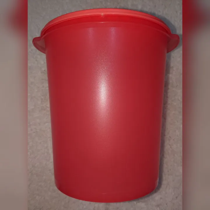 Tupperware Maxi Canister 5L Peach | Lazada PH