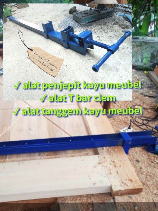 alat penjepit kayu,alat t bar clem,alat tanggem ,,kayu meubel | Lazada ...
