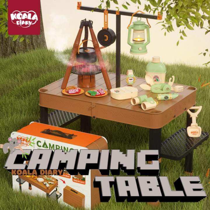 KOALA DIARY Camping Table Pretend play Toys for kids by Blue Elephant ...