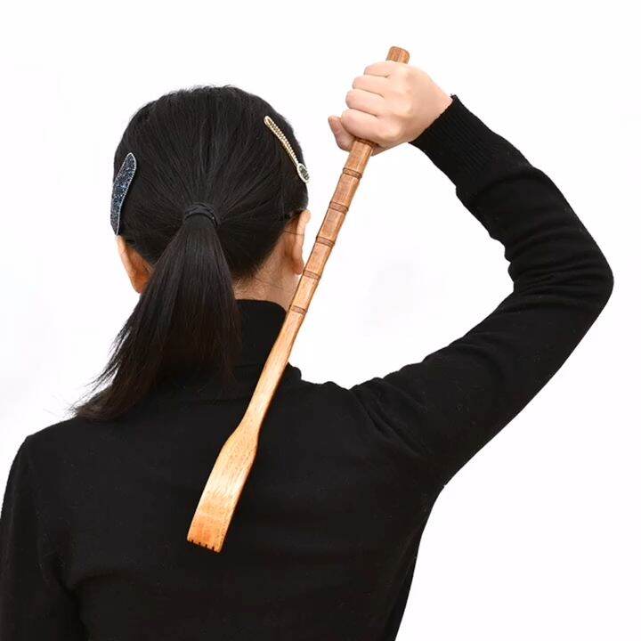 【Ready Stock/COD】Back Scratcher Massager Stick Wooden Full Body Fatigue ...