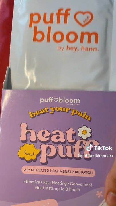 Heat Puff - Air Activated Heat Menstrual Patch - Original Puff & Bloom ...