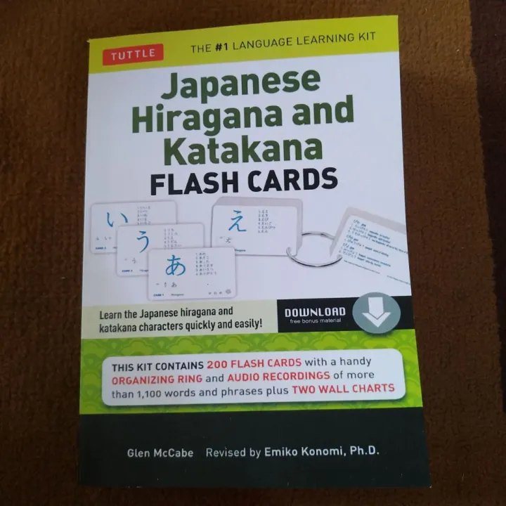 japanese hiragana and katakana flash card | Lazada Indonesia