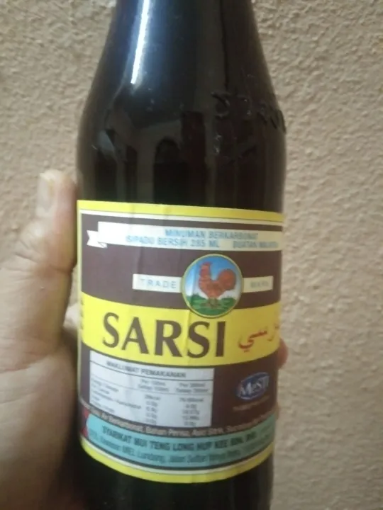 AIR SARSI KELANTAN / AIR SARSI CAP AYAM 285ML - RM 9.90 ( 3 BOTOL X 285 ...