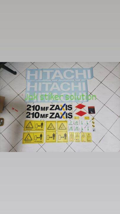 Stiker Hitachi 210MF Zaxis Sticker Alat berat | Lazada Indonesia