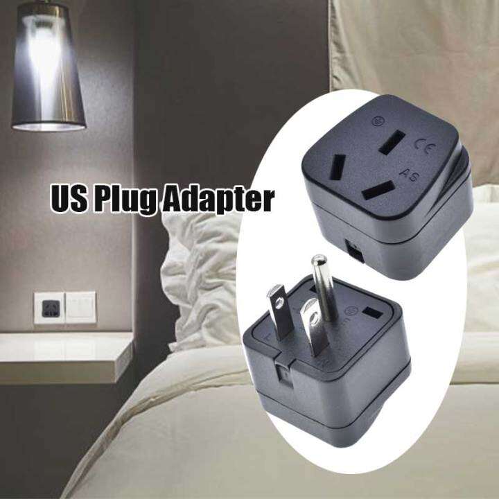 3-Pin US Plug American High Power Plug Adapter US Travel Adapter AU EU ...