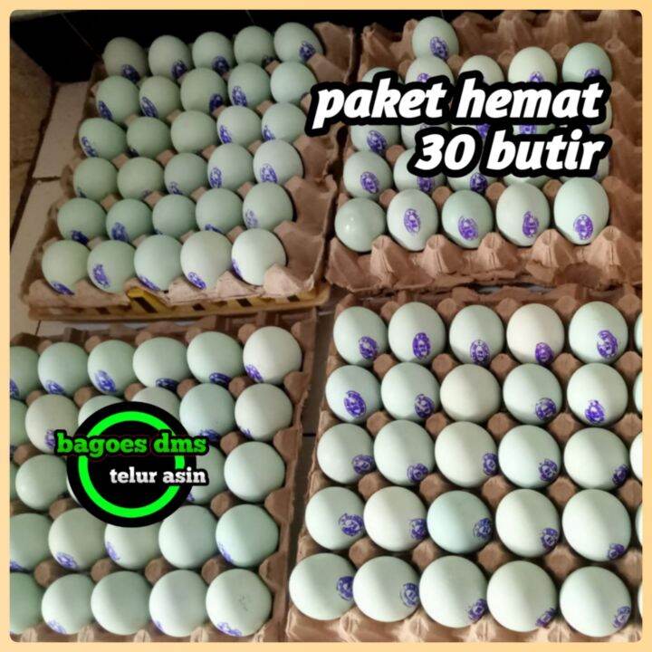 Telur Asin Masir / Telur Bebek Asin Matang ( isi 30 Butir ) | Lazada ...