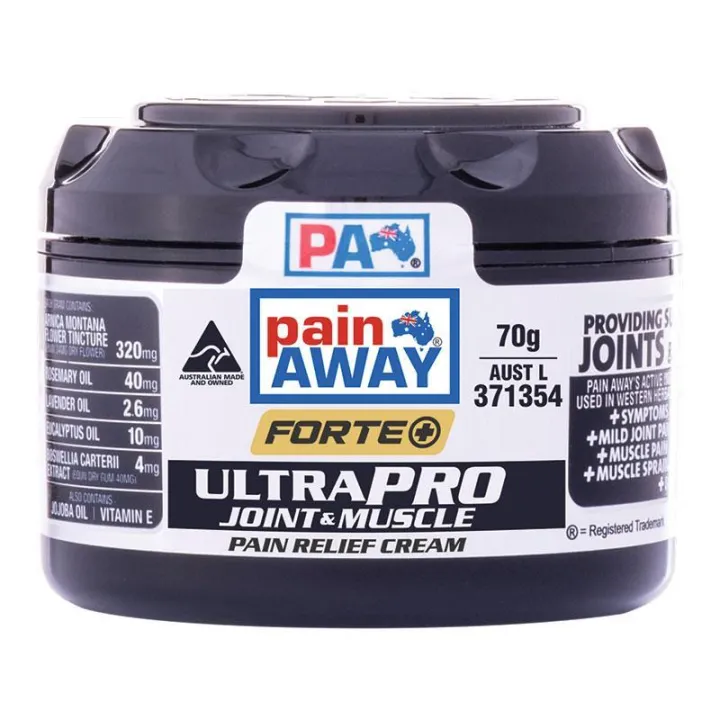Pain Away Forte + Ultra Pro Joint & Muscle Pain Relief Cream 70g ...