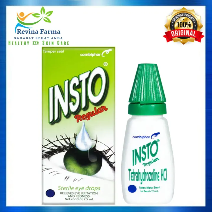 Insto Regular 7,5ml Obat tetes mata obat mata merah, iritasi, mata ...