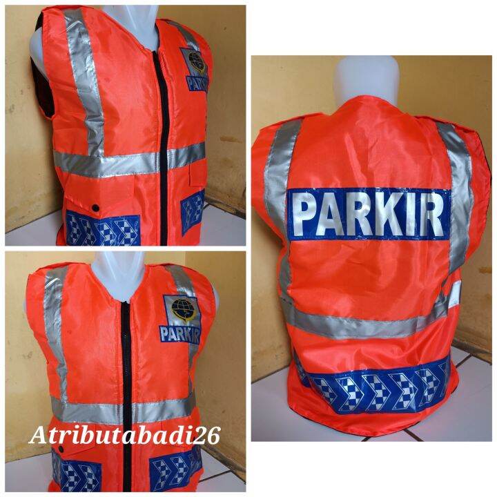 rompi parkir parasut/rompi lapangan/rompi proyek | Lazada Indonesia