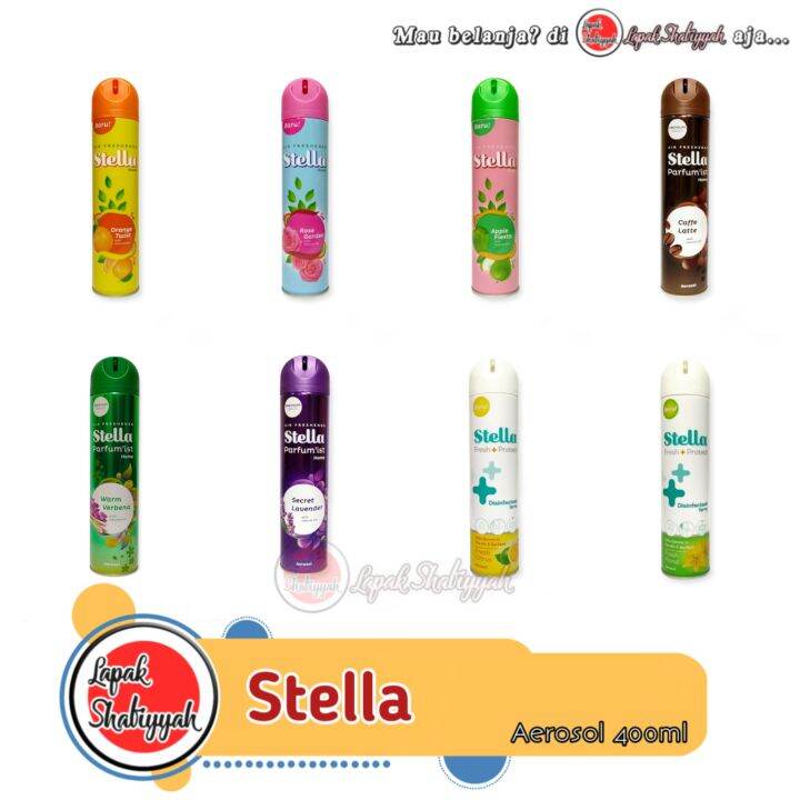 Stella Aerosol Air Freshener Spray 400ml / Pengharum Ruangan Stella ...
