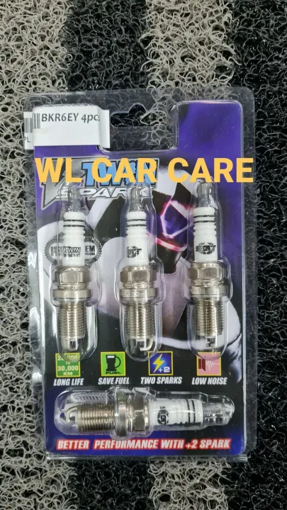 SGT V-TWIN SPARK PLUG COMPATIBLE BKR6EY (For Proton Saga/Wira/Satria ...