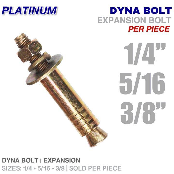 Dyna Bolt | Expansion Bolt | 1/4 5/16 3/8 | Dynabolt Sold Per Piece ...