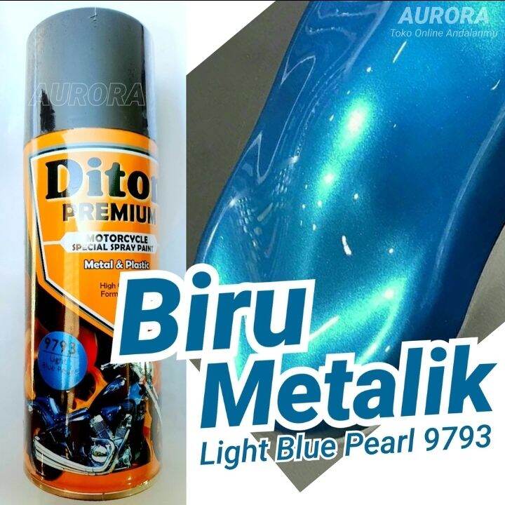 (JAWA-BALI) Cat Pilok Pylox Diton Premium 9793 Light Blue Pearl Biru ...