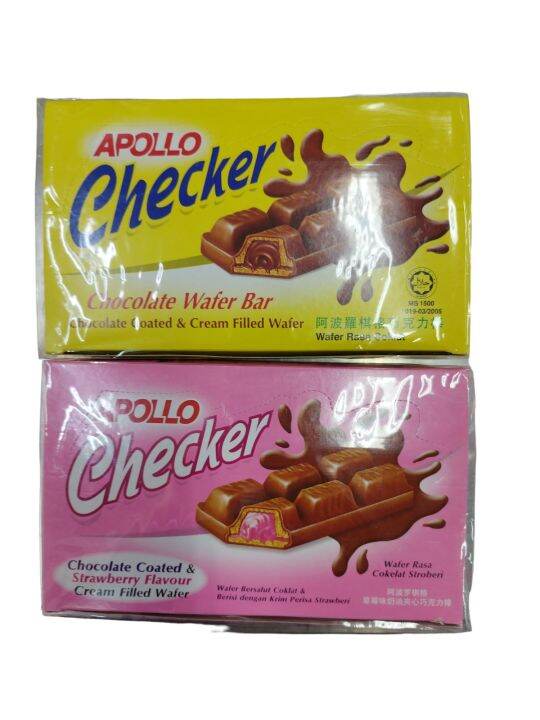 Apollo Checker Wafer Bar (18gx24pcs) | Lazada