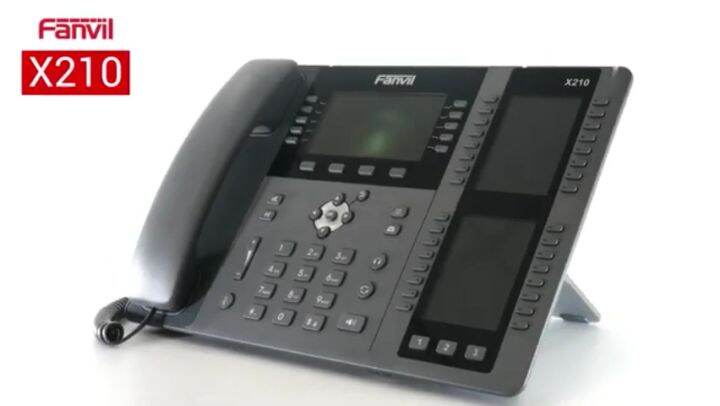 Fanvil X210 IP Phone for Receptionist with PoE & Dual Gigabit Ports ...