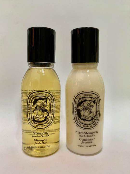 diptyque shampoo+conditioner pour les cheveux 50+50 ml กลิ่นหอมมาก ...