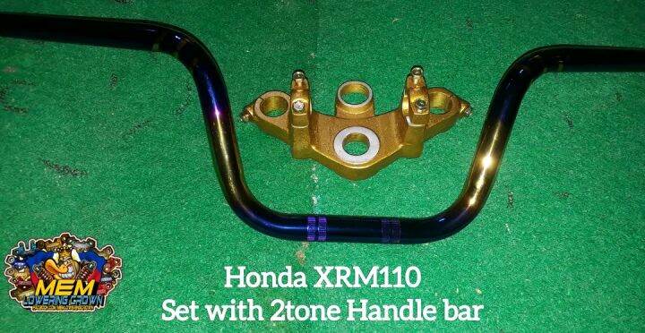 HONDA XRM 110 Lowering Crown SET w/ HANDLE BAR (JS Lowering Crown ...