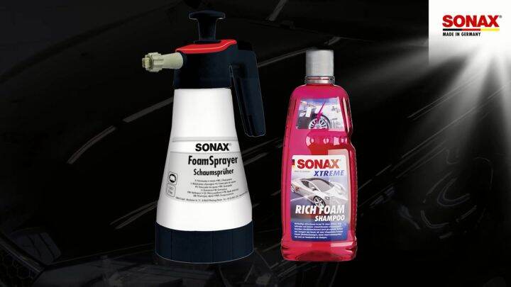 ชุดโฟมล้างรถ! SONAX XTREME Rich Foam Shampoo แชมพูล้างรถ ริชโฟม และ ...
