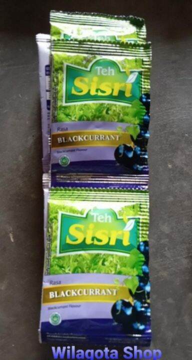 Teh Sisri Blackcurrant 1 Renceng Isi 10 Sachet | Lazada Indonesia