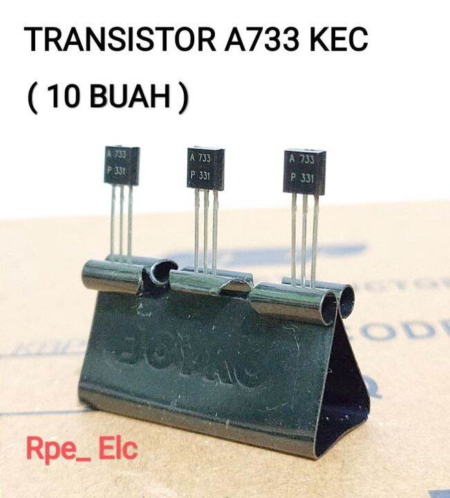 10 PCS TRANSISTOR 2SA733 A733 A 733 PNP TRANSISTOR DIP TO-92 | Lazada Indonesia