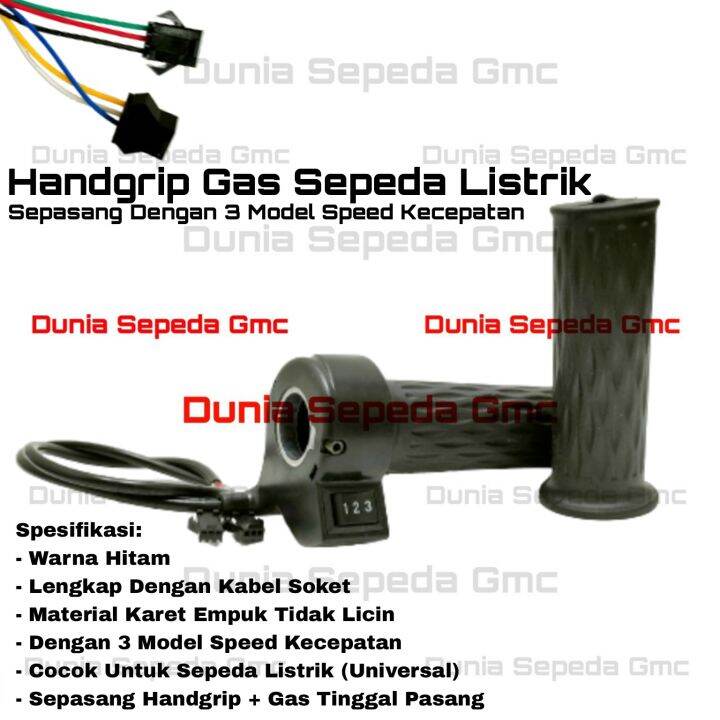 Grip Gas spare part Sepeda Listrik Selis Skuter Elektrik sparepart ...