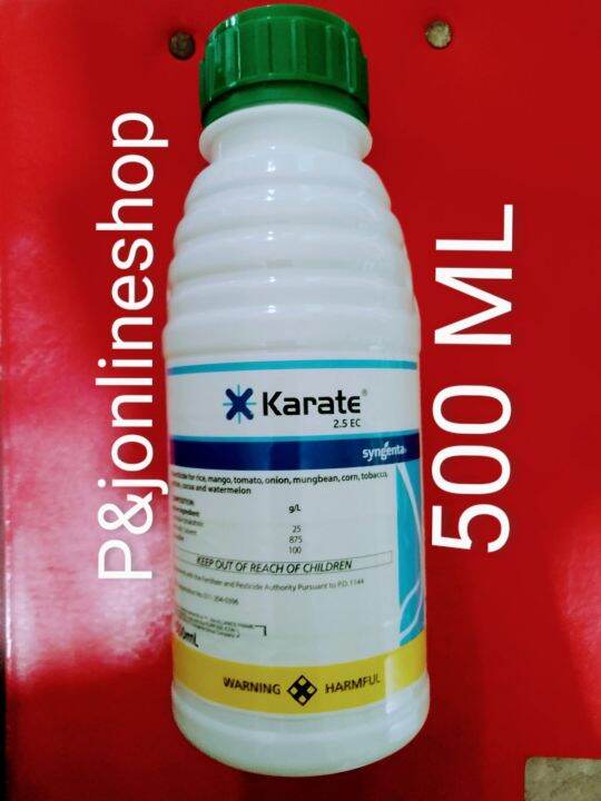 KARATE 2.5 EC LAMBDA CYHALOTHRIN INSECTICIDE(500 ML)BY SYNGENTA | Lazada PH